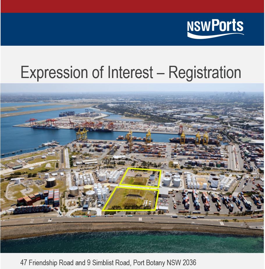 Port Botany Expression of Interest – Registration | NSW Ports